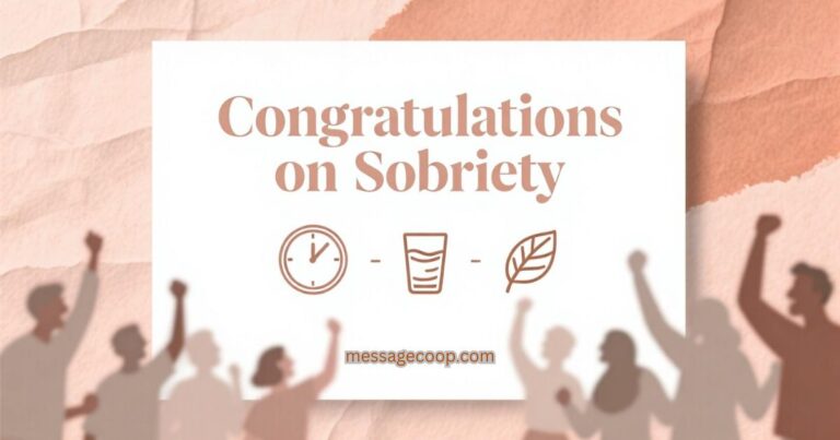 200+ Sobriety Congratulations Messages - Messages Coop